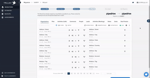 How do I use the mapping legend?